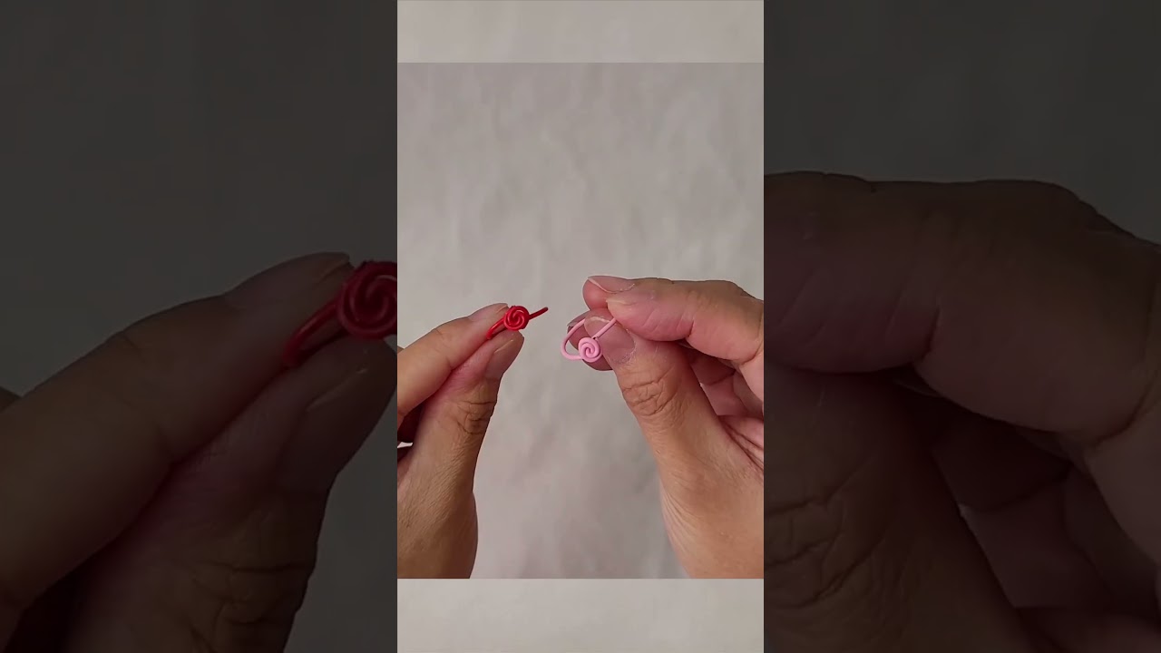 3 simple rings from colorful paper clips #diy #jewelry #idea