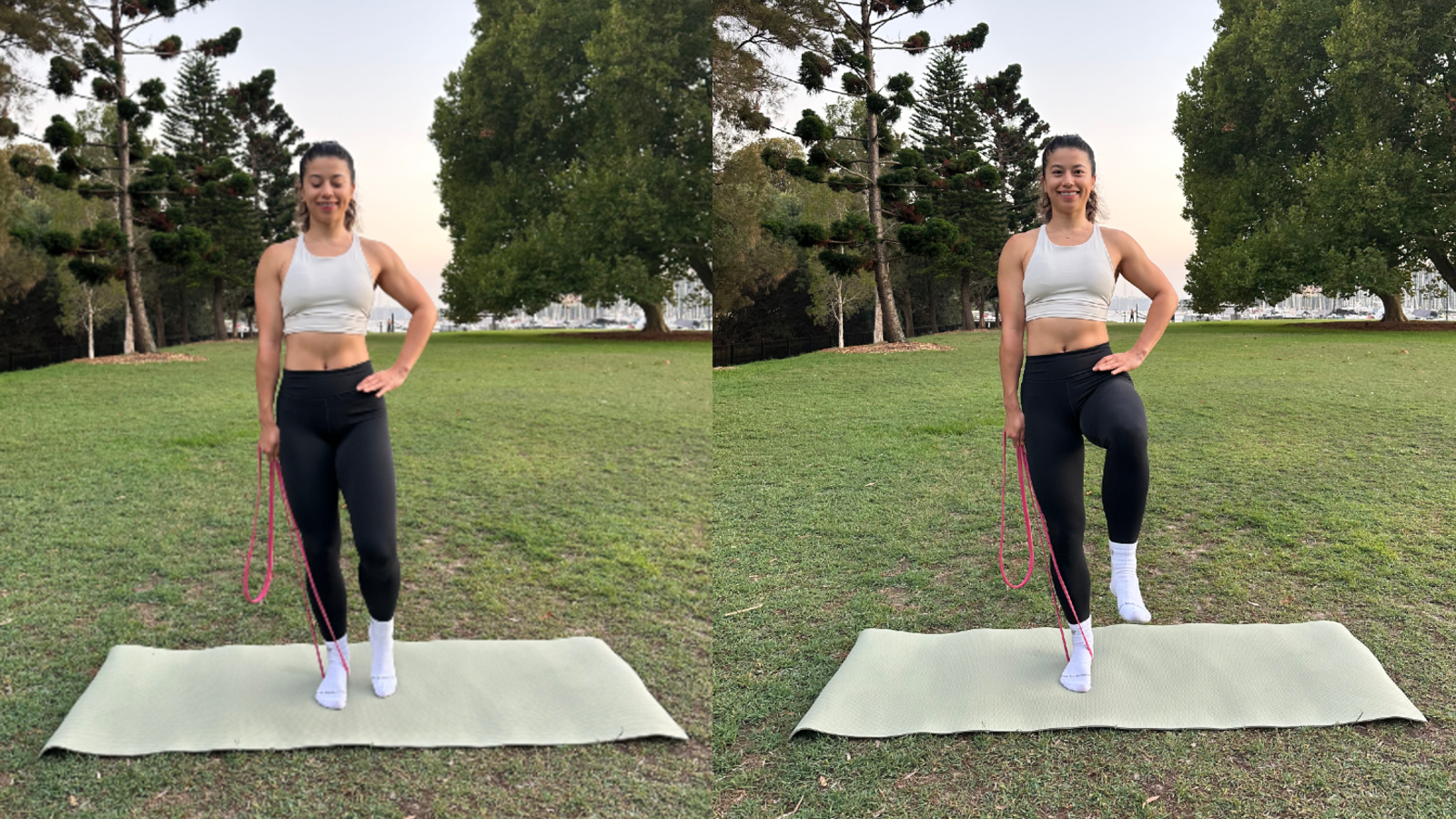 Not sit ups or planks — this 15-minute standing resistance band workout ...