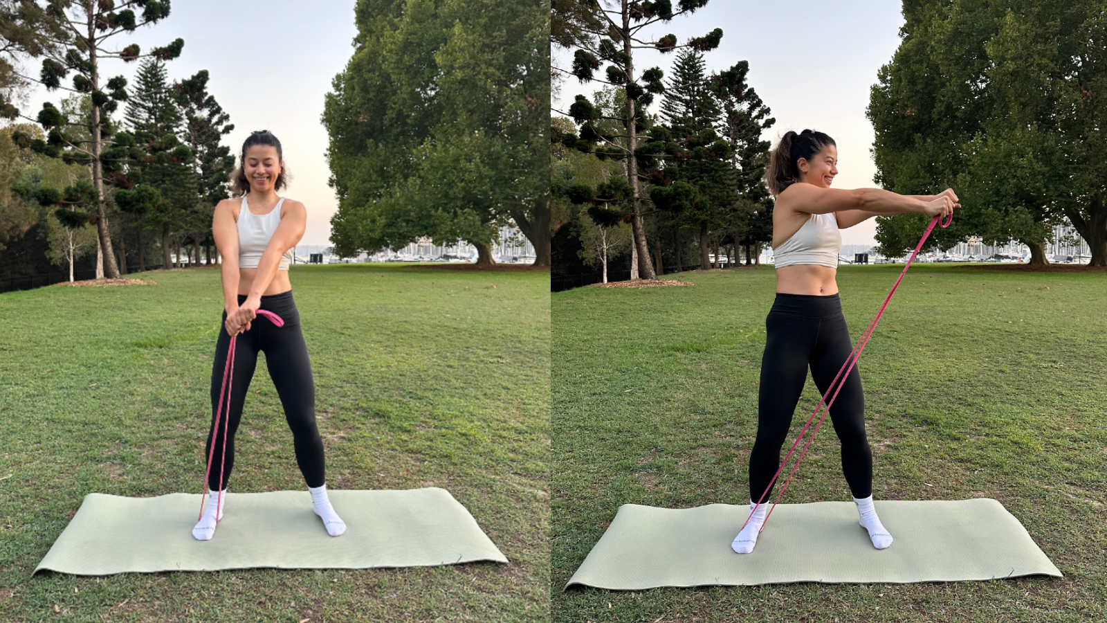 Not sit ups or planks — this 15-minute standing resistance band workout ...