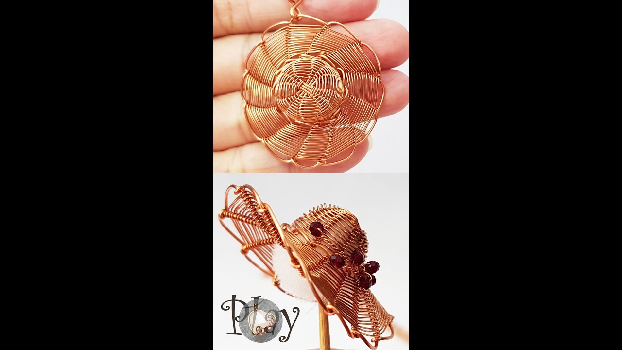 Play with wire | Wide brim hat | Summer beach | Pendant | Decorated ...