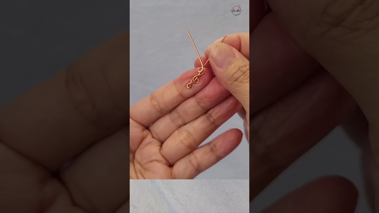 Simple earrings making at home | Cute and easy jewelry #wireworks # ...