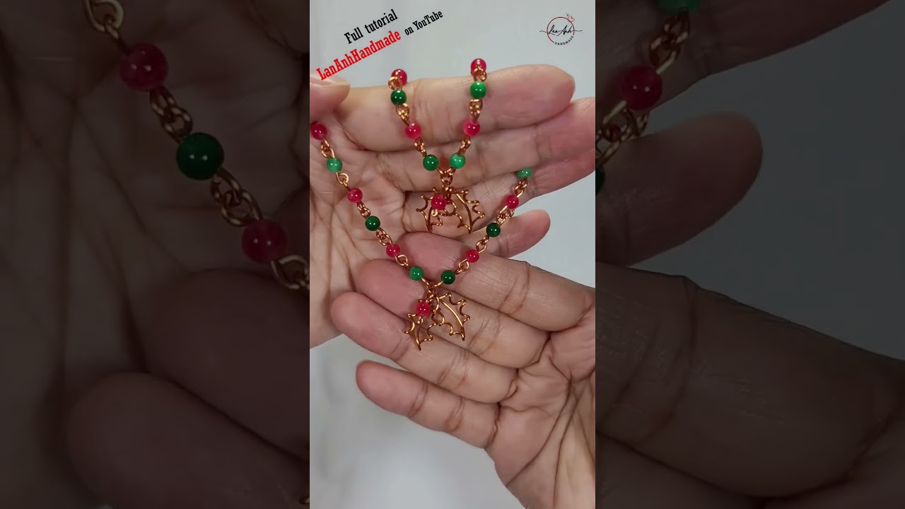 Leaf bracelet - Free tutorial video link above the title #shortsvideo # ...
