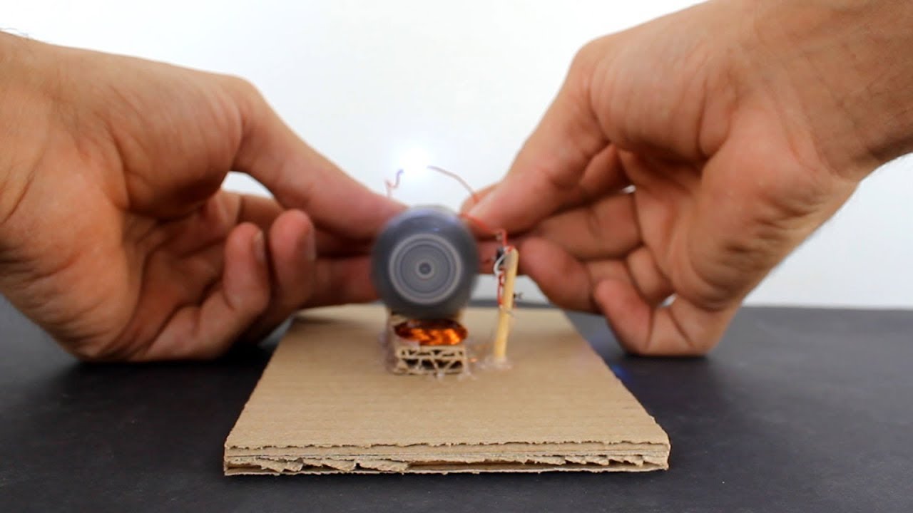 How To Make a Free Energy Motor Generator Light Bulbs