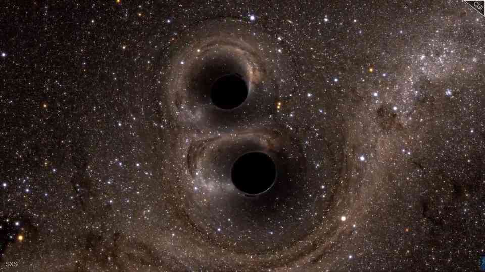 Two huge black holes just crashed into each other