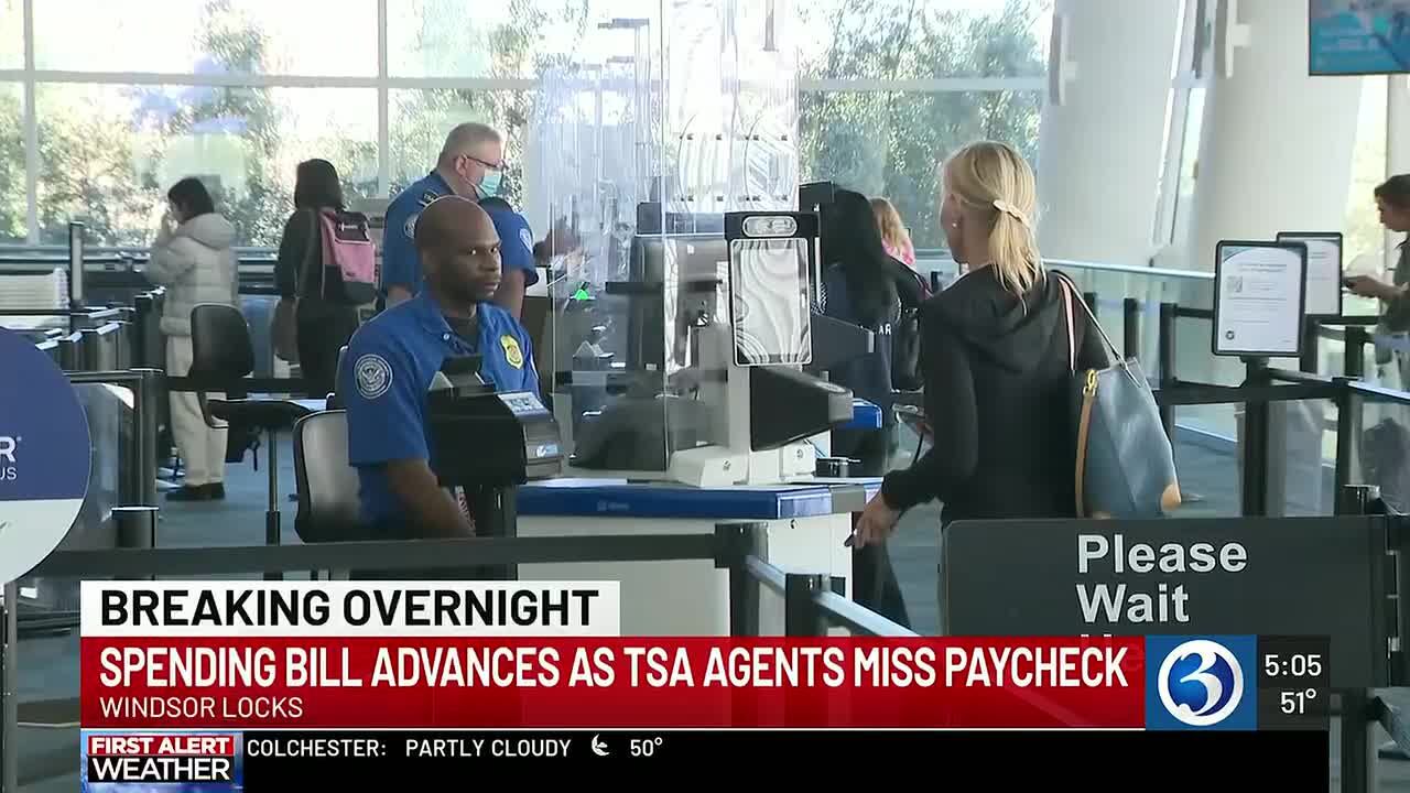 Senate approves funding to pay TSA workers after month without paychecks