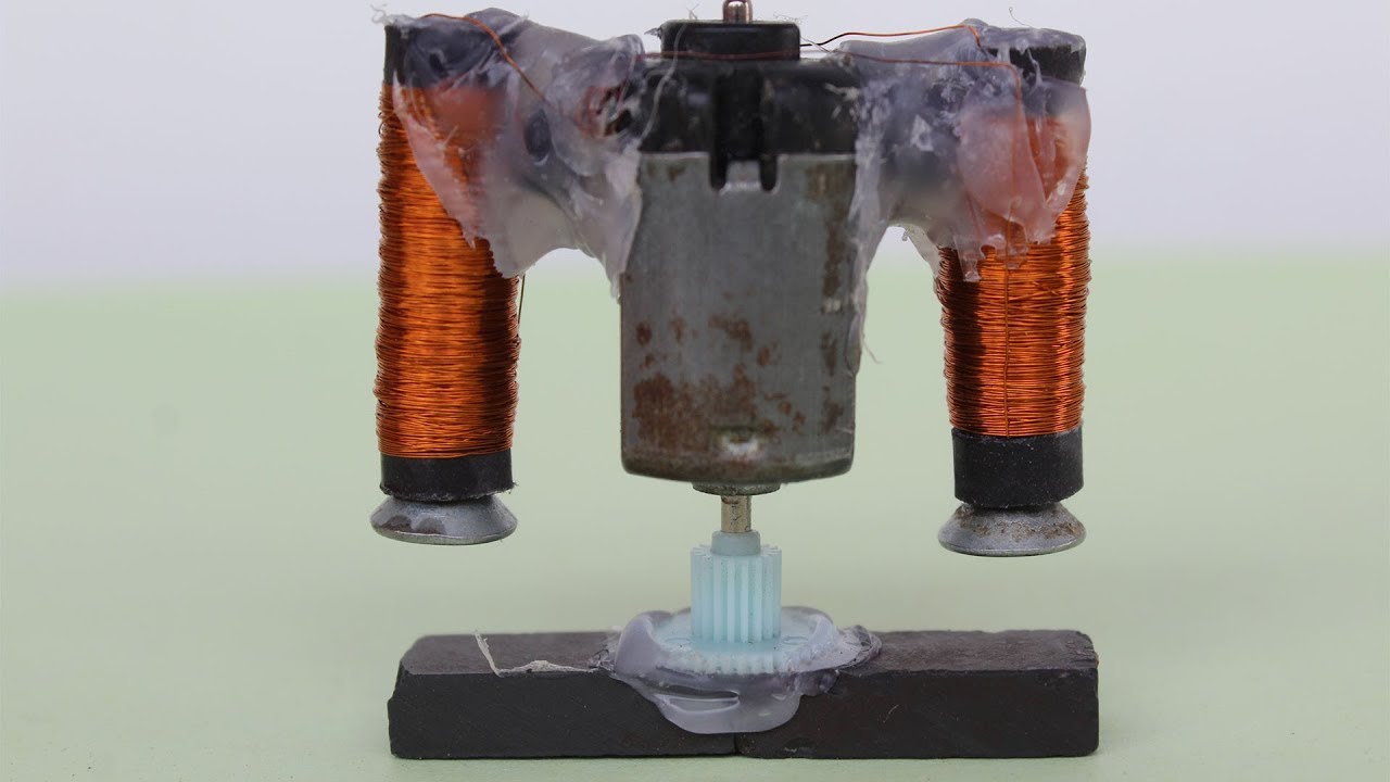 Free Energy Generator With Magnet Using Motor