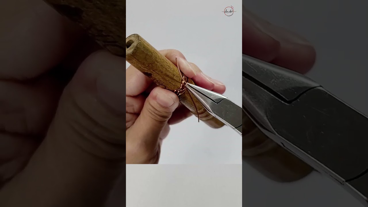 Minimalist wave ring tutorial 🌊💍 #shortsvideo #DIYAccessories #WaveRing ...
