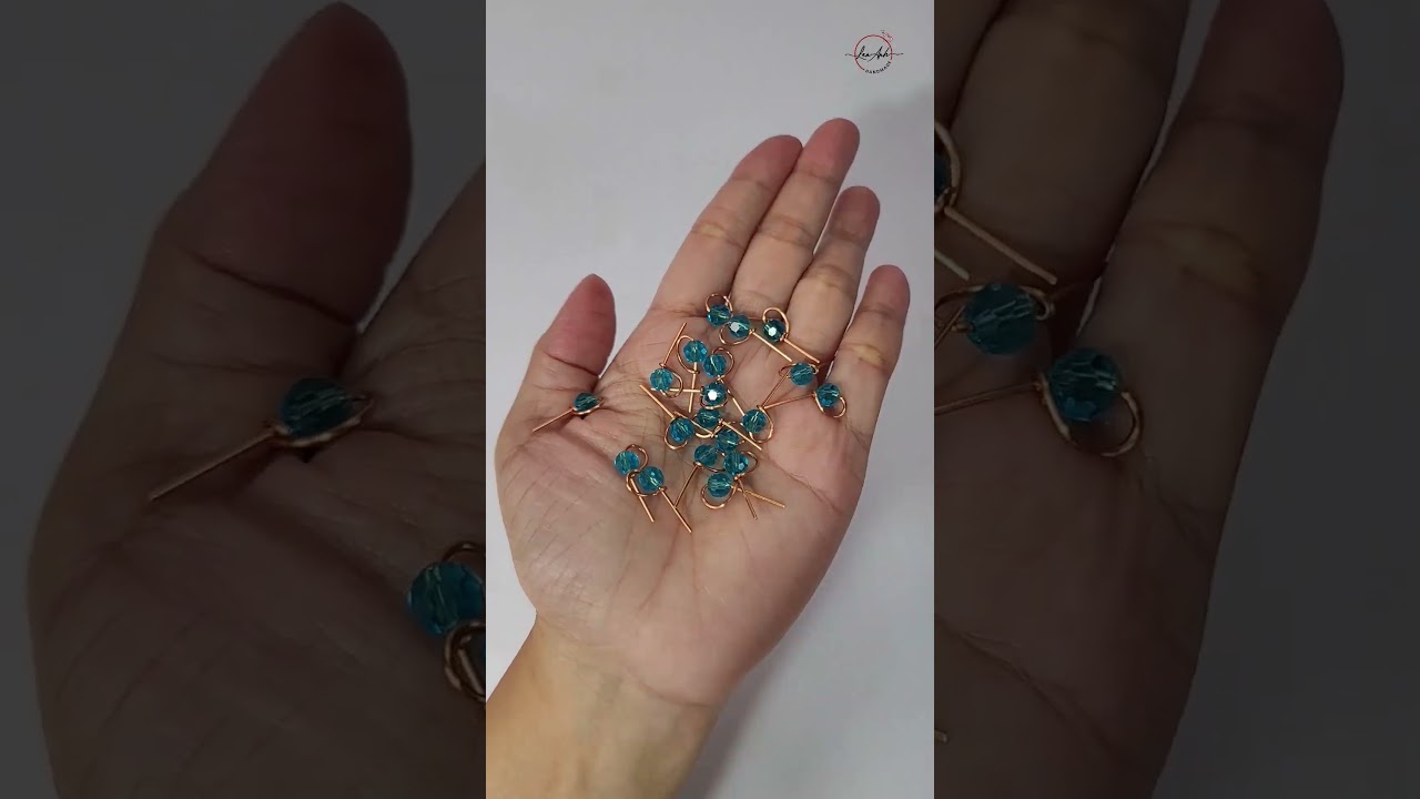 Beautiful jewelry | How to make bracelet at home with crystal and wire ...