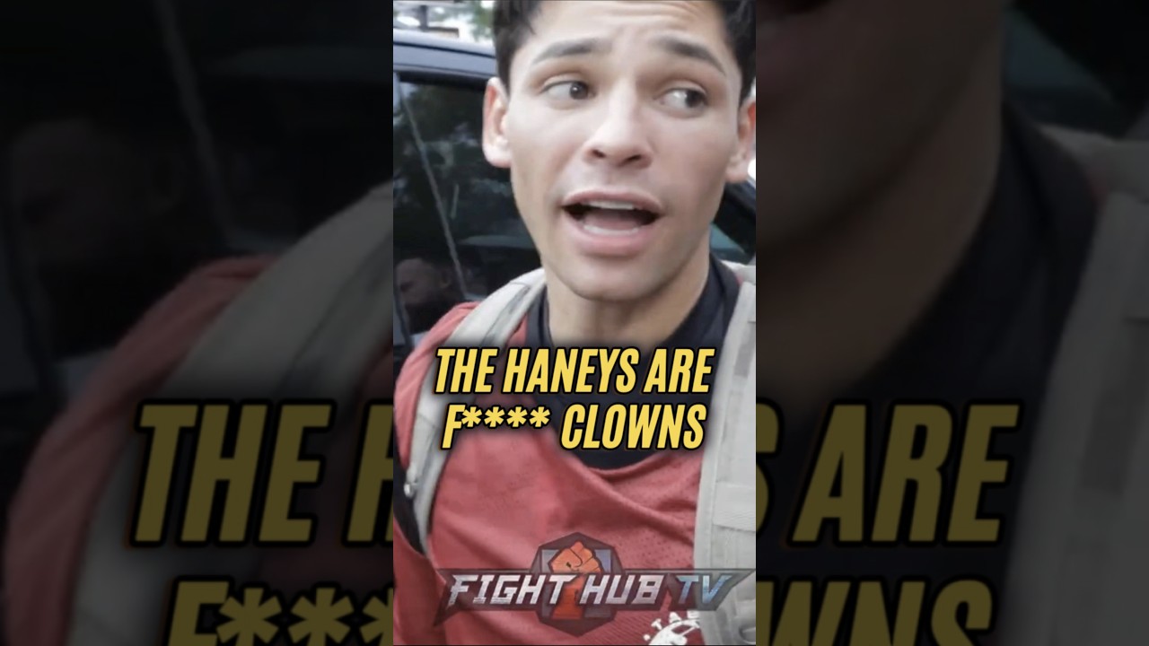 Ryan Garcia reacts to shocking Bill Haney brawl during New York event