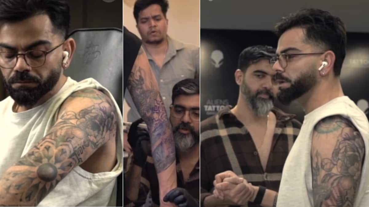Watch: Virat Kohli's new tattoo ahead of RCB vs SRH clash, inspired by ...