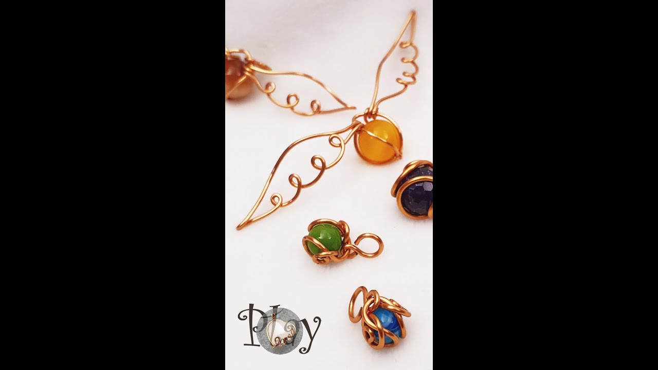Play with wire | Pendant | Harry Potter | Golden Snitch | Wire cage ...