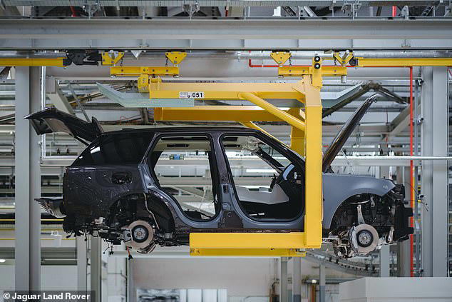 JLR halt production at its biggest UK car factory for a fortnight due ...
