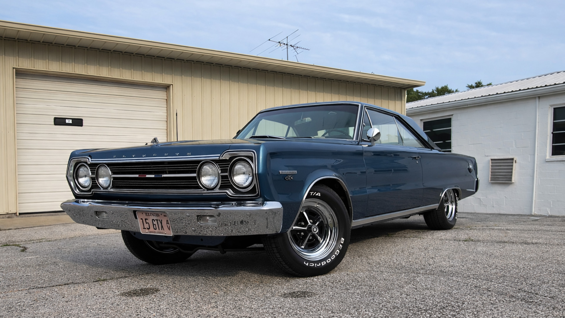 Classic Plymouth muscle car passed down through generations