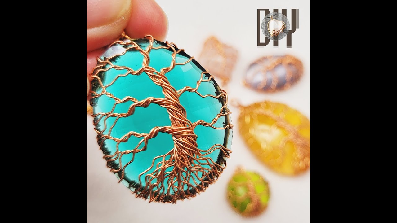 Tree of life | Classic | wire wrap stone without holes | Pendant ...
