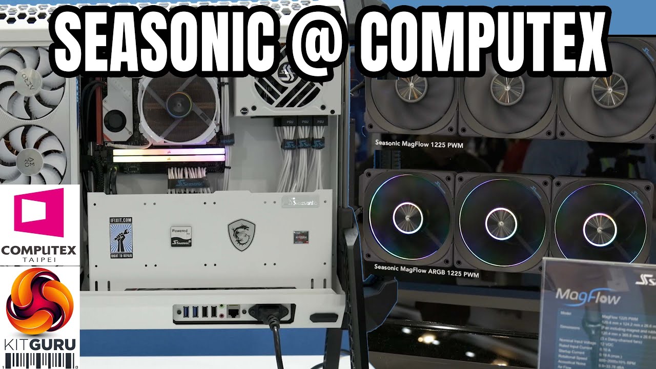 Computex 2023: Seasonic Magflow fans and more