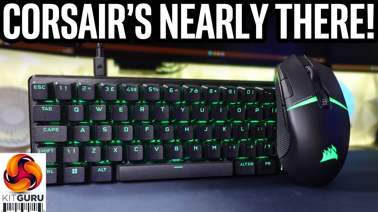 Corsair Nightsabre Wireless + K65 Pro Mini double review!