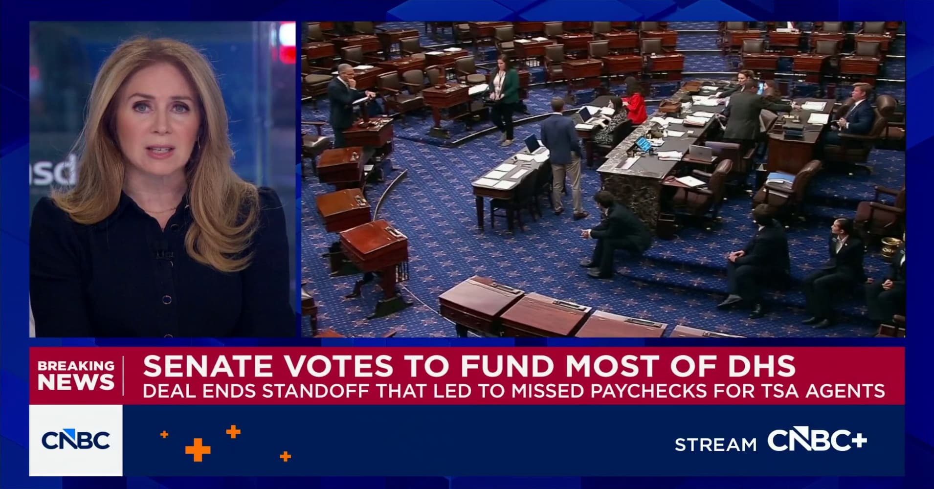 Senate votes to fund most of DHS