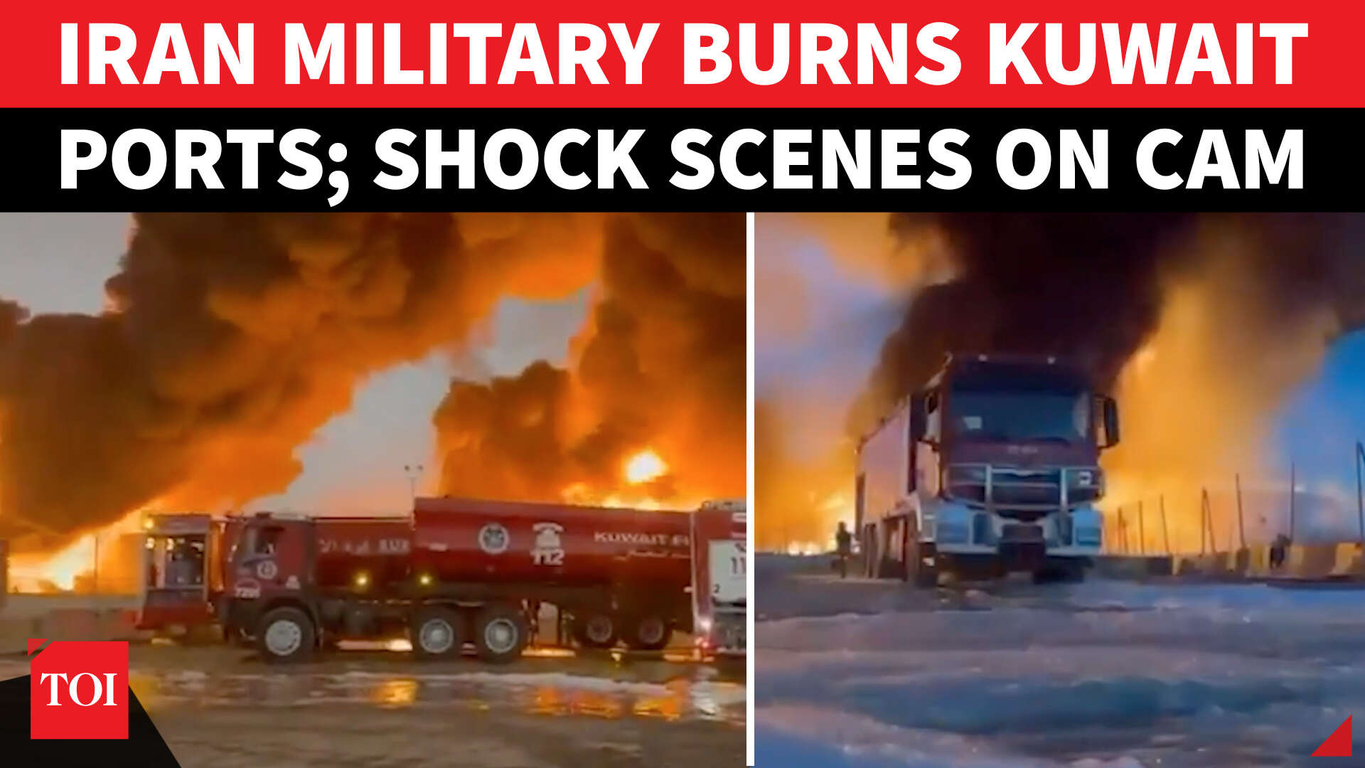 Apocalyptic scenes in Kuwait as Iran punishes US ally with huge attacks ...