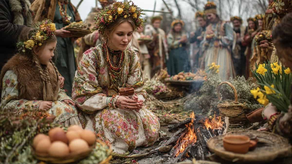 How different pagan cultures greeted spring