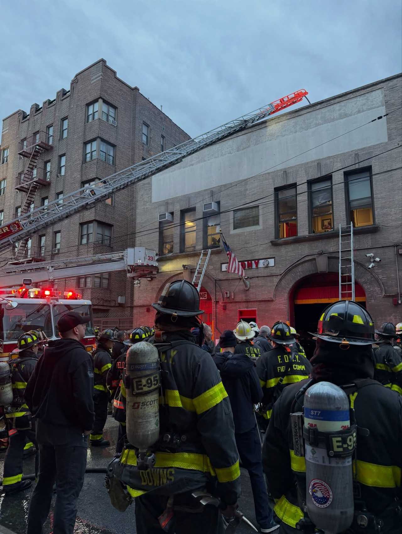 14 FDNY firefighters injured after blaze rips through Bronx firehouse
