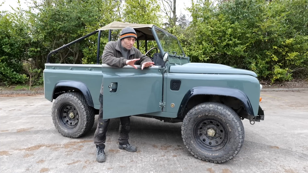 Driving a Land Rover built for speed
