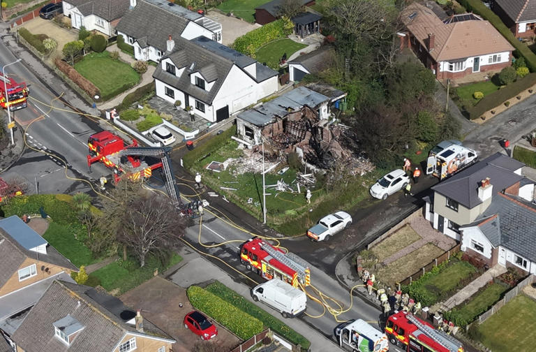 Entire house explodes in village with man arrested for 'arson'