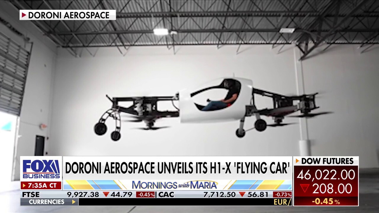 Doroni Aerospace unveils H1-X 'flying car' set to revolutionize ...
