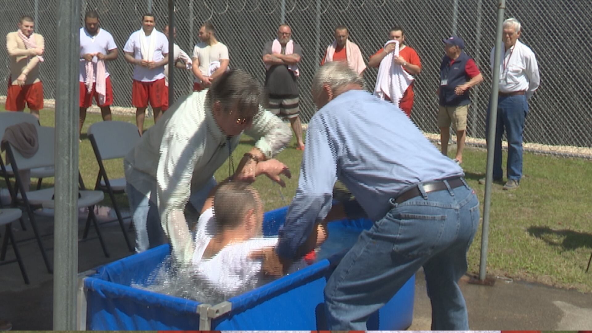 14 inmates baptized at Franklin County Jail after finding faith during ...
