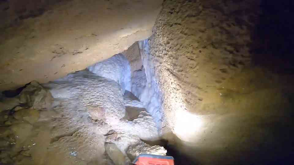 We explored the deepest cave then hit a 125 foot drop with no way down
