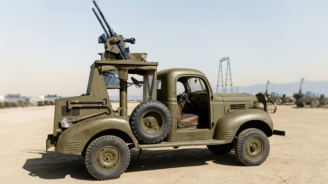 They needed protection from the sky - so they built this vehicle