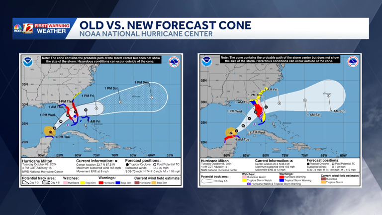 NHC debuting an improved forecast cone for the 2026 season | Here's ...