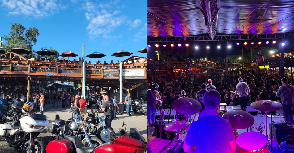 This iconic Florida biker bar is known for a wild roadside vibe and a ...