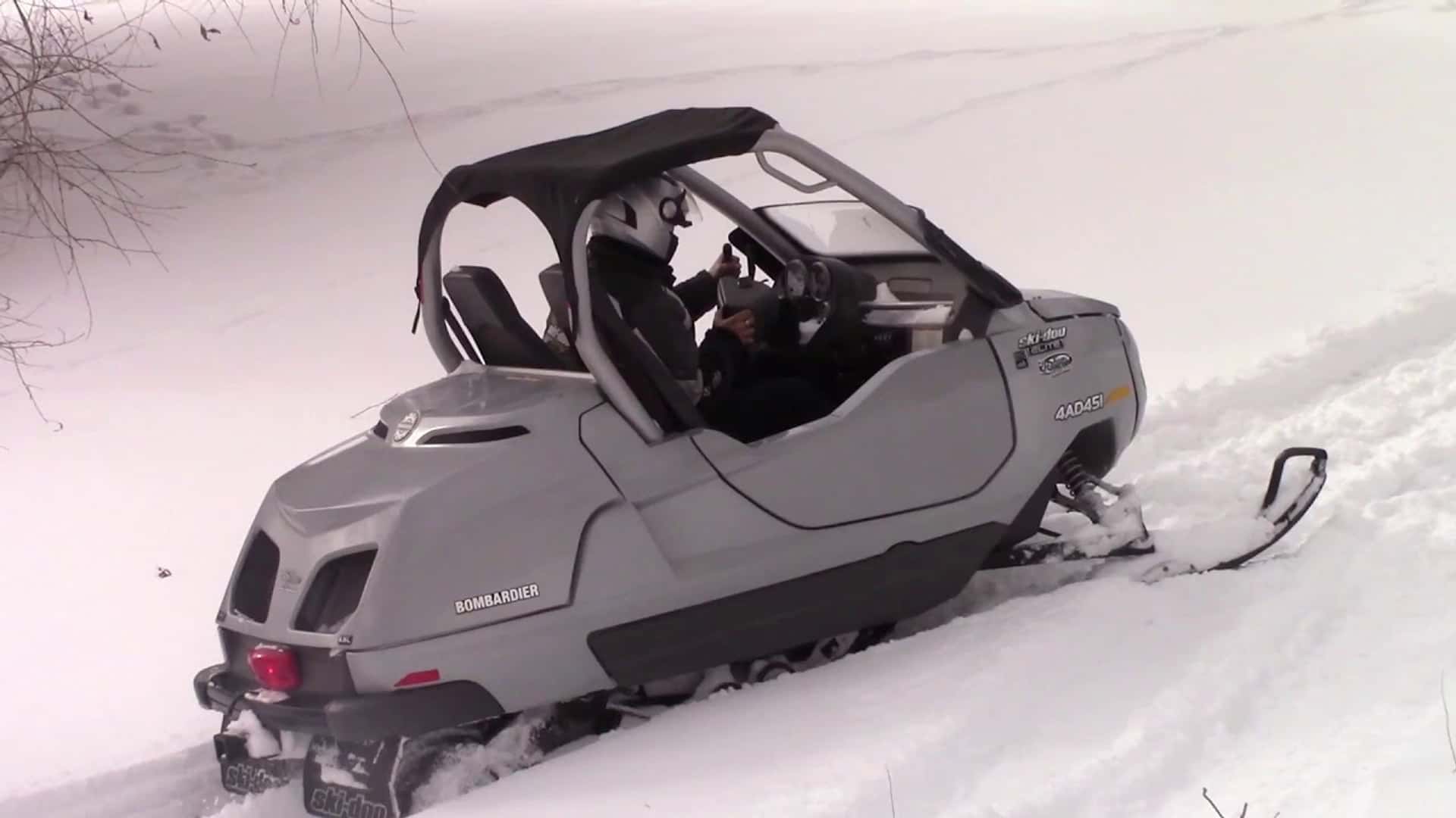 Ski-Doo once made a wild side-by-side snowmobile, and it's kinda awesome