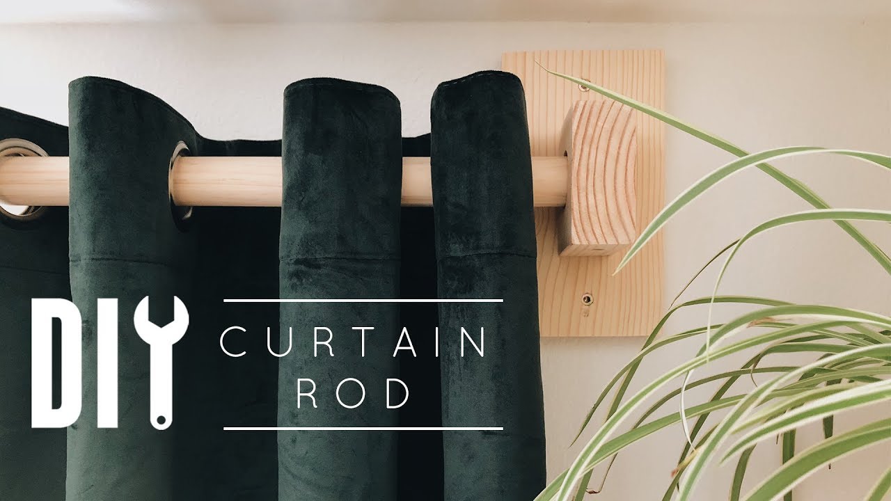 I made a $0 DIY curtain rod