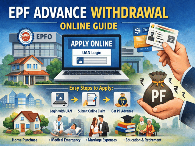 EPF advance withdrawal online: Complete guide to claim PF money easily