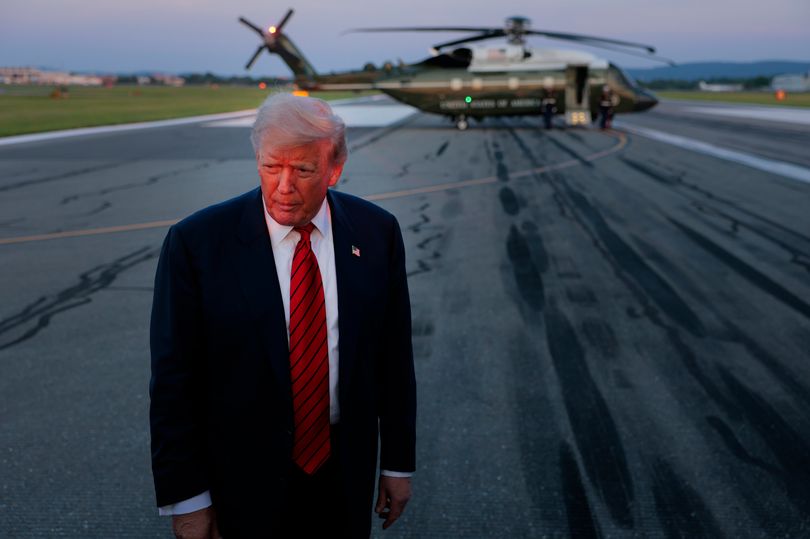 Donald Trump's weird helicopter meltdown revealed as Middle East ...