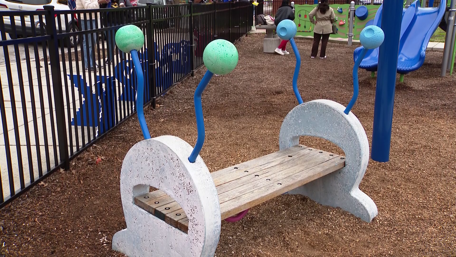 Baltimore Design School students create monster takeover at Barclay Park