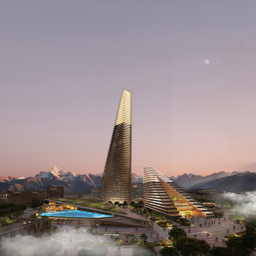Inside the £600,000,000 skyscraper inspired by a glacier which will ...