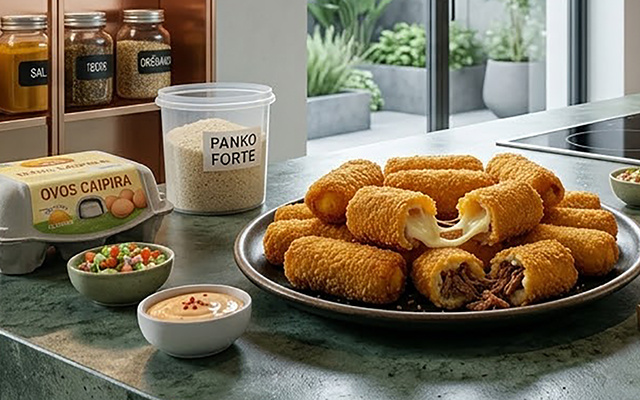 O melhor croquete de carne seca que eu já comi na vida: receita fácil ...