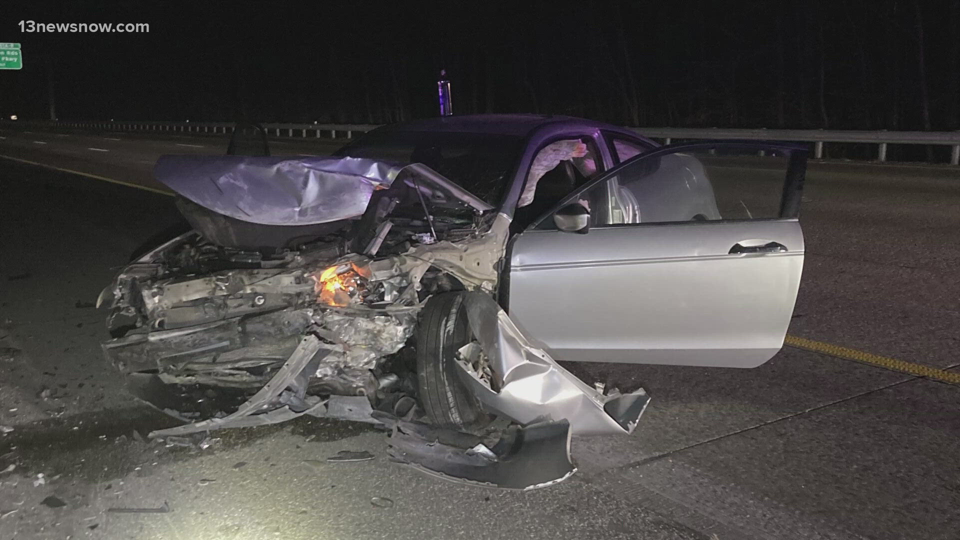 Infant dies days after I-64 crash in Hampton; 14-year-old girl driver ...
