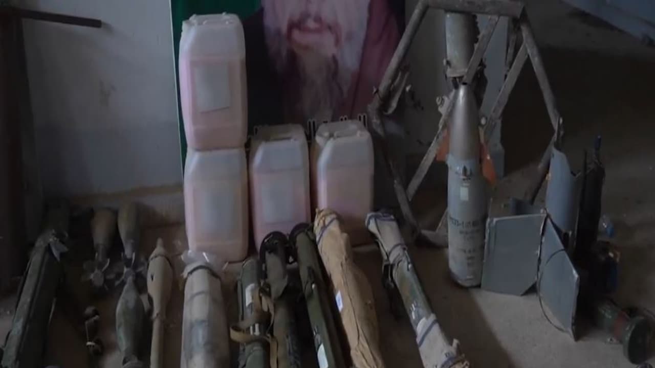 IDF finds Hezbollah arms, explosives hidden in southern Lebanon school