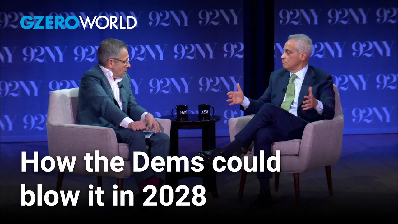 Rahm Emanuel on how the Democrats could blow it in 2026 | GZERO World
