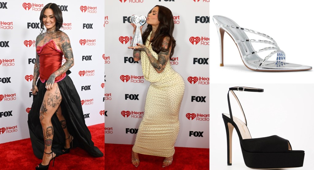 Kehlani swaps from platforms to mules at the 2026 iHeartRadio Awards