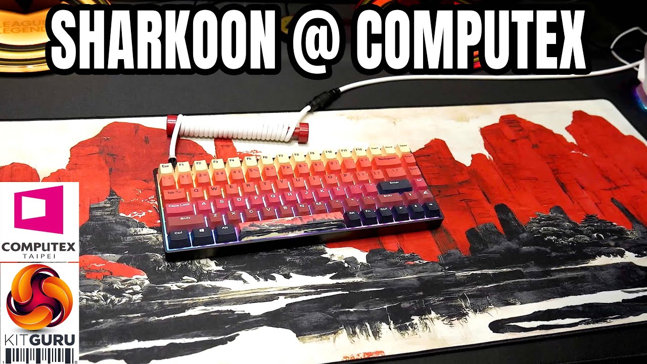 Computex 2023: Sharkoon - cases, mice, keyboards, chairs and more