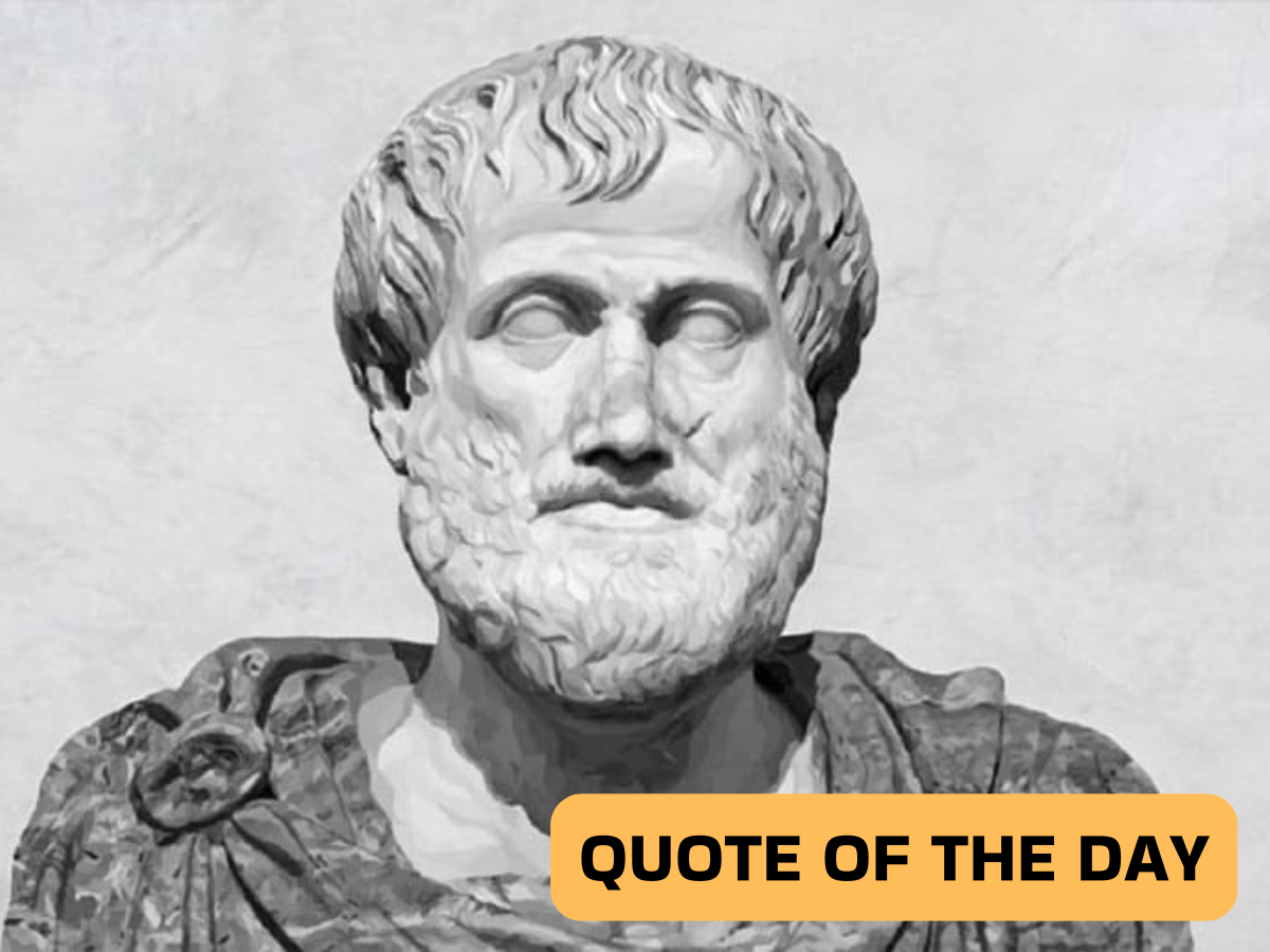 Quote of the day by Aristotle on first love: "Love is composed of a ...