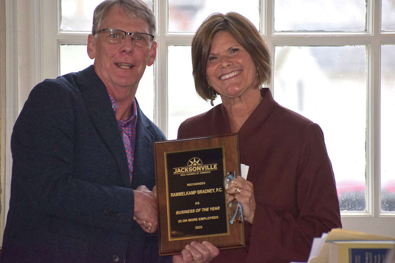 Jacksonville chamber honors Grojean, 3 businesses at annual meeting