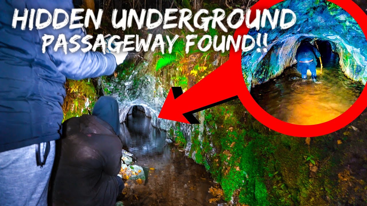 Hidden underground passage found! What secrets lie inside? Let's go ...