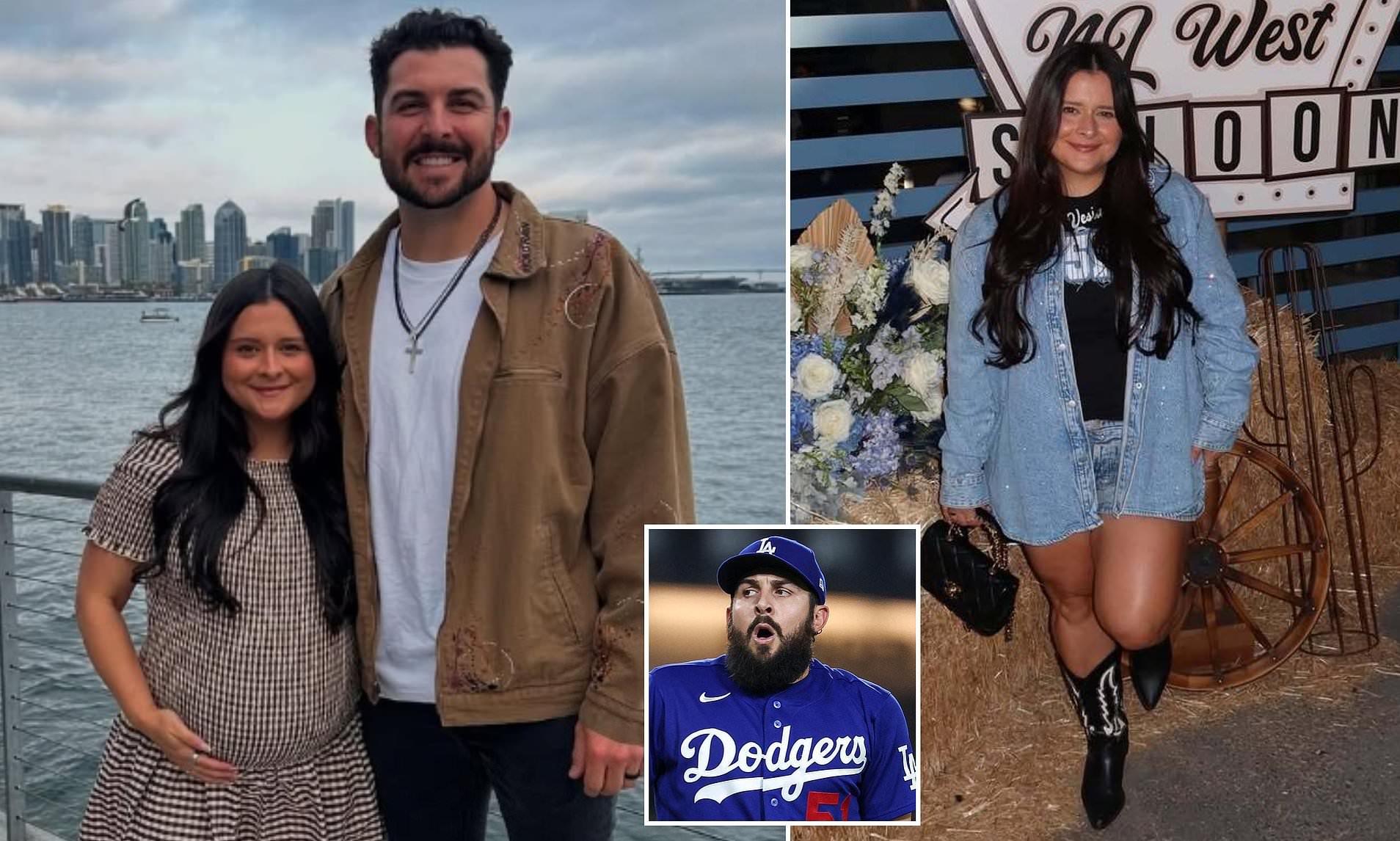 Dodgers star's heartbroken wife attends 'bitter sweet' MLB opener after ...