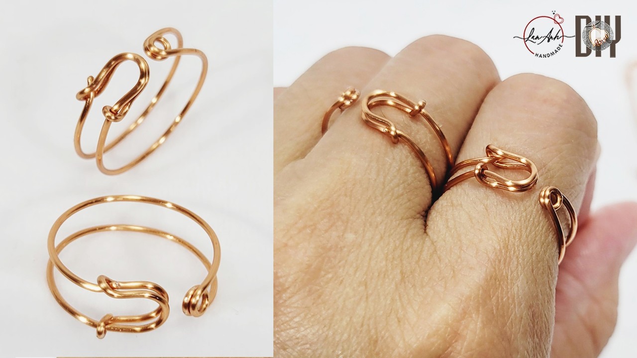 DIY safety pin ring – minimalist jewelry you can make at home 1123