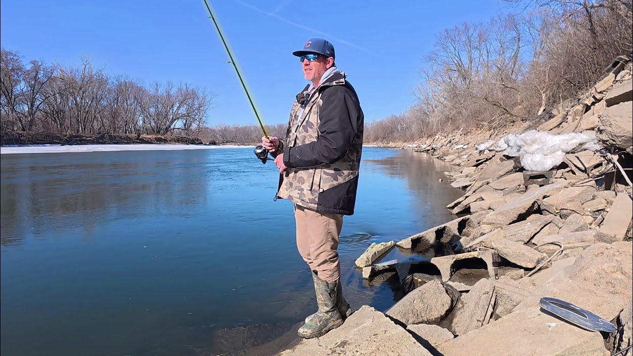 Winter bank fishing: Catching a meal for grandma